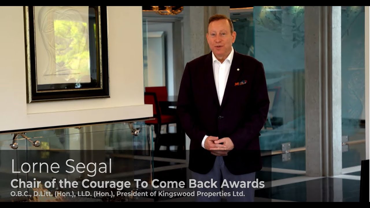 An introduction to Courage Month from Lorne Segal - 2020 - YouTube