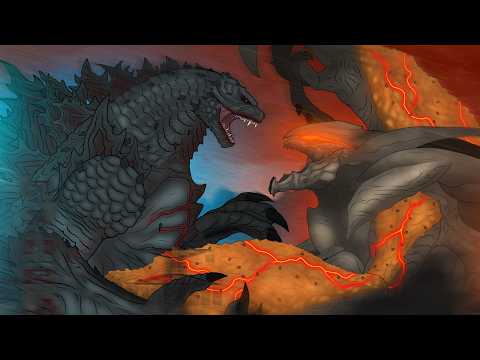 Destrodary Godzilla VS MUTO Prime | ANIMATION | EPIC BATTLE