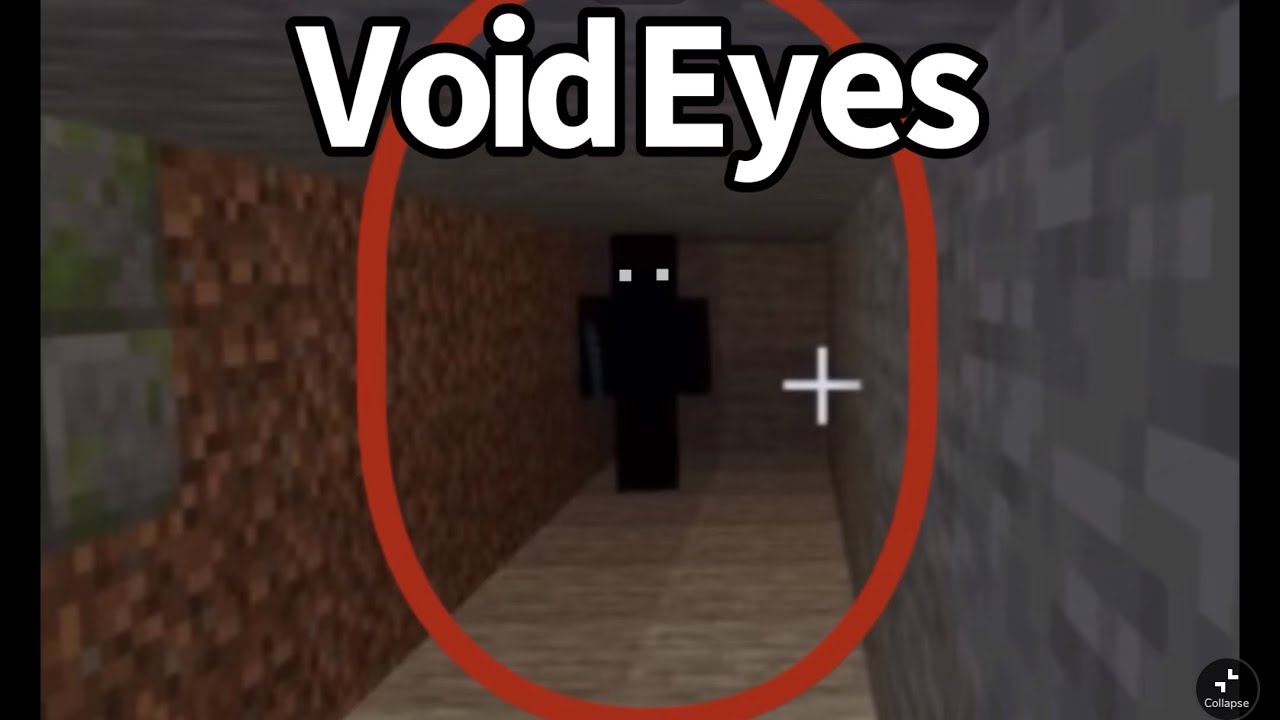 Minecraft CREEPYPASTA: Void Eyes - YouTube