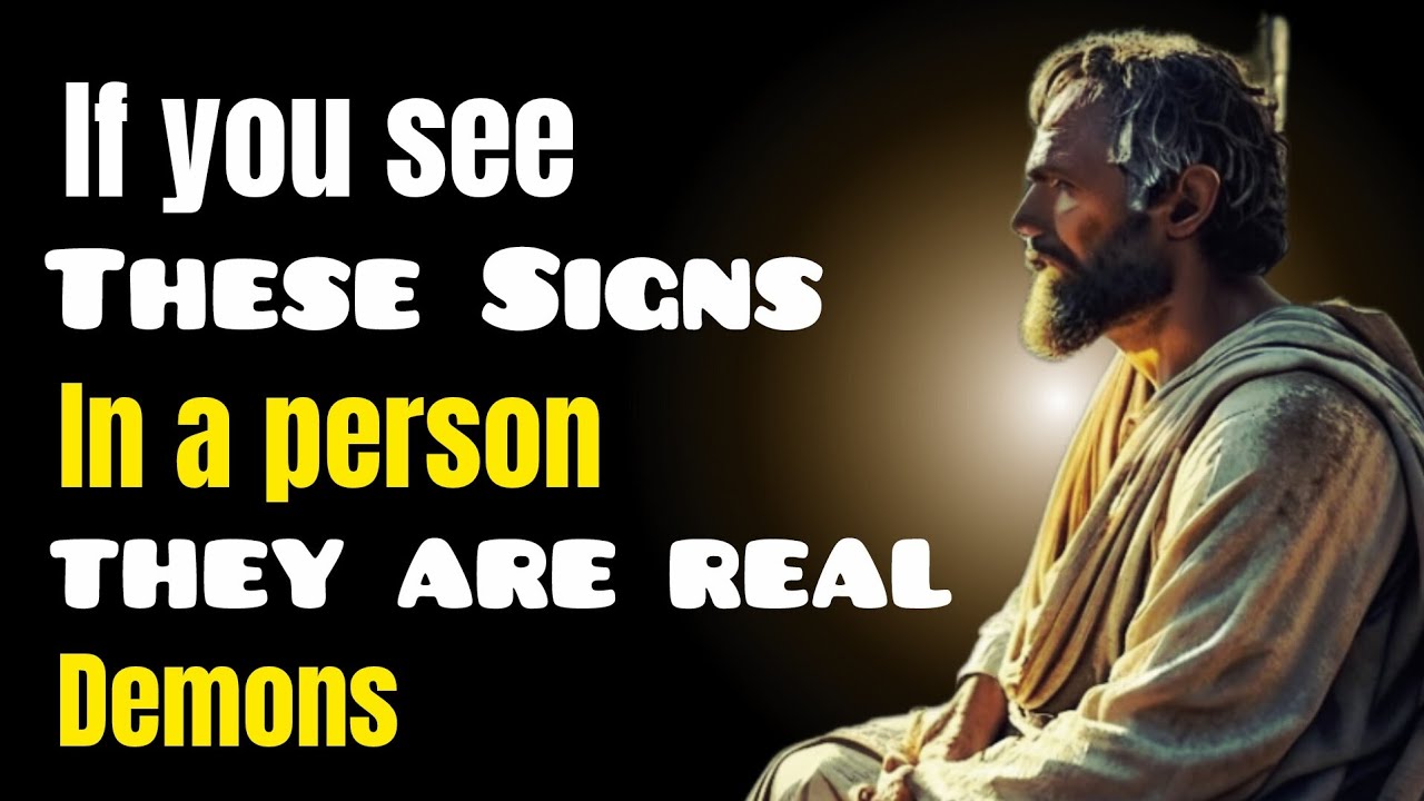 5 Signs Someone In Your Life Is A Real Demon - Stoic Mindset - YouTube