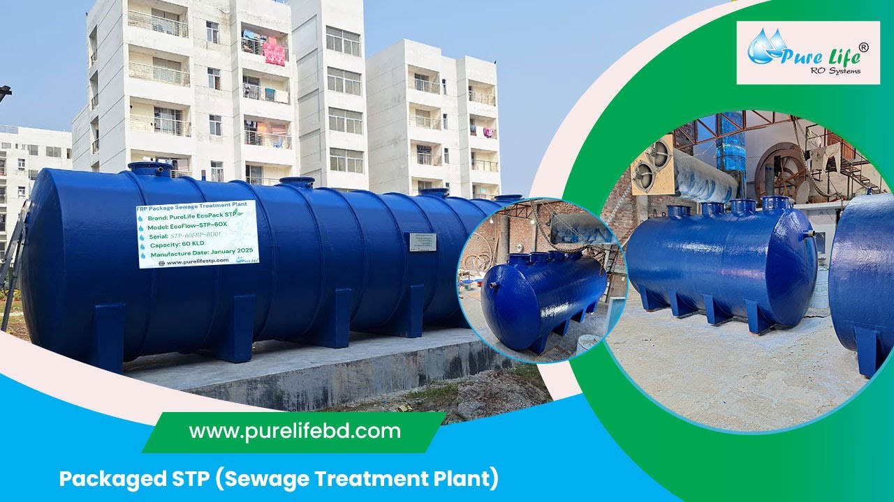 How to Eco-Friendly packaged STP । PureLife Packaged Sewage Treatment ...