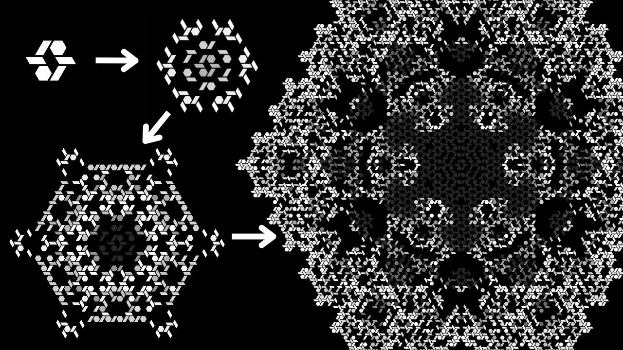 Tessellation Automata | Weave Tiling | 2 - YouTube