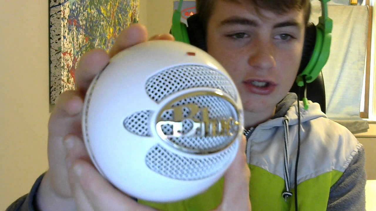Blue Snowball ICE Unboxing+ Mic Test - YouTube
