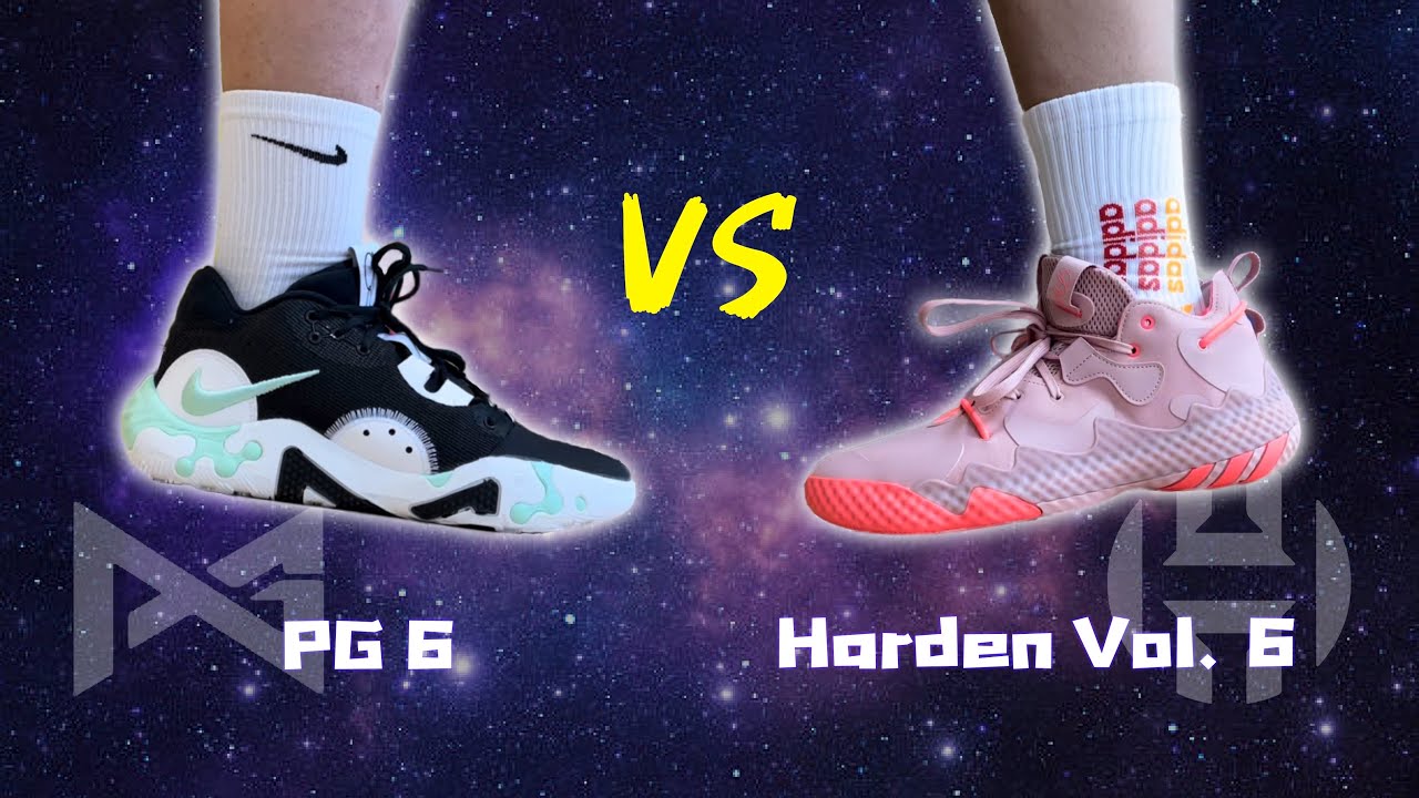 Nike PG 6 vs Adidas Harden Vol. 6: Which One Should You Buy?? - YouTube