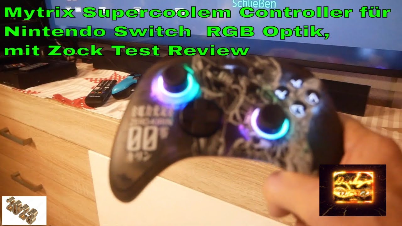 Mytrix Supercoolem Controller für Nintendo Switch RGB Optik, mit Zock ...