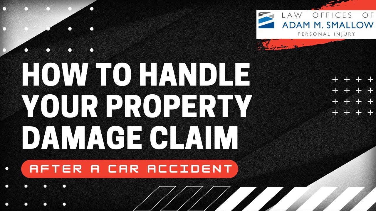 How To Handle Your Property Damage Claim After A Car Accident. - YouTube