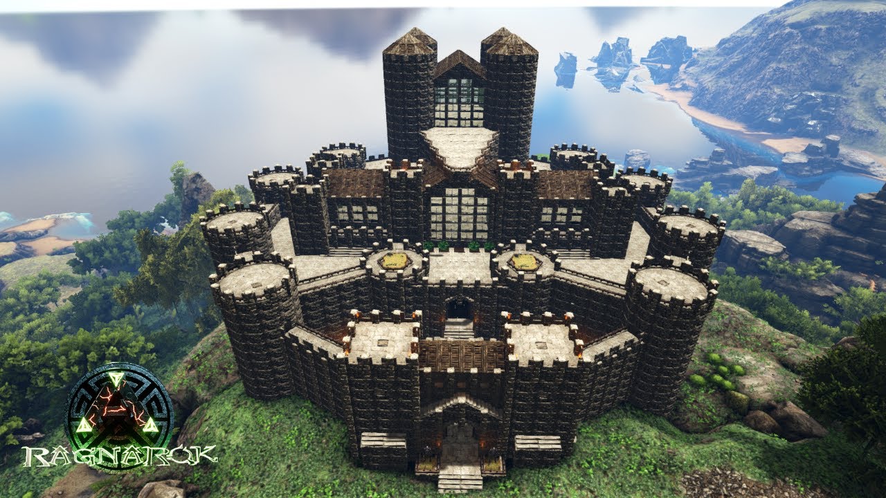 ARK: Building A Castle Part 4 - CAMELOT Lite RP Server - Speed Build ...