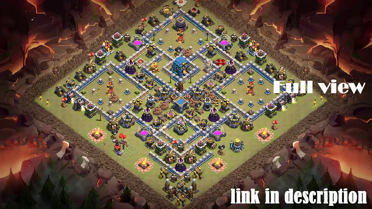 Town hall and Inferno Island base for pushing and war for TH12 from ...
