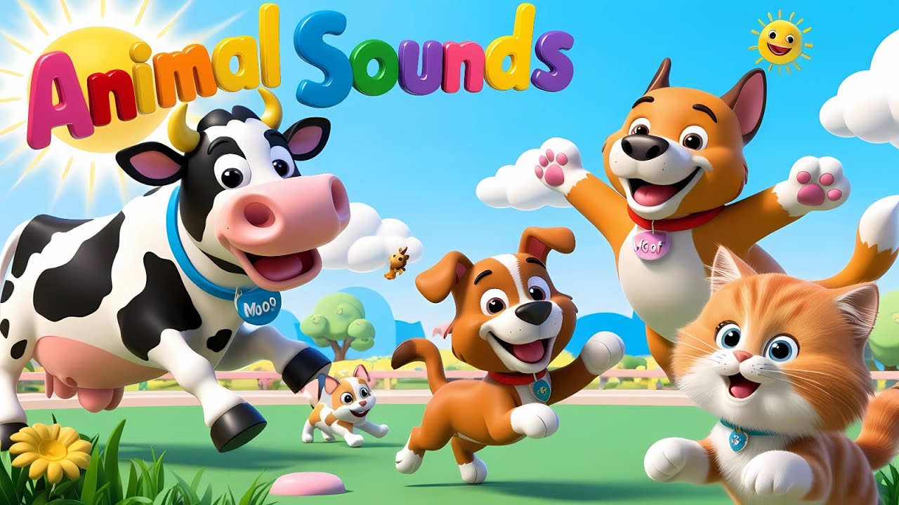 Let’s Make Some Animal Sounds! | Fun Kids Cartoon Adventure - YouTube