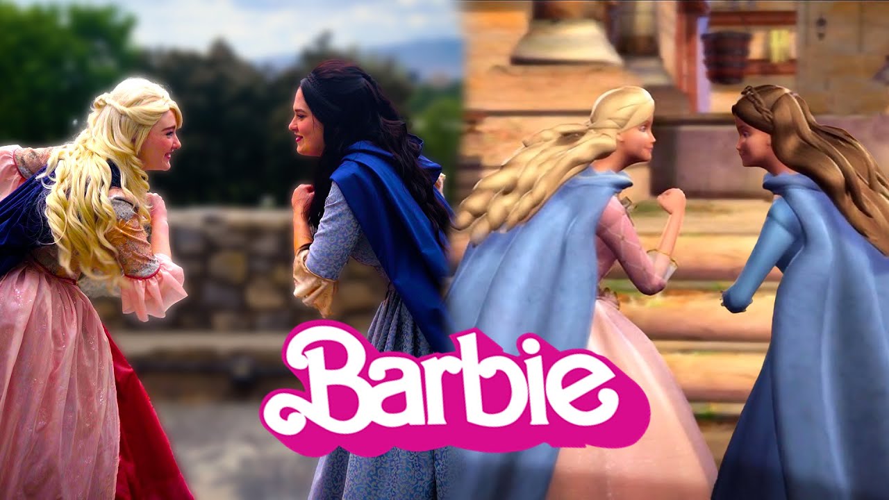 Barbie - Girl Like You - LIVE ACTION vs CARTOON - YouTube