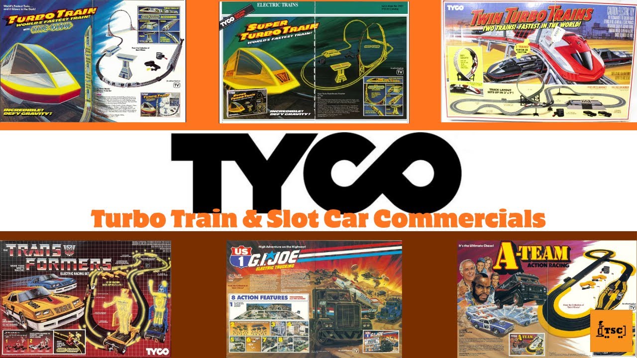 Tyco Train Set Commercials | Turbo Train & Slot Car – 1980s Super Turbo ...