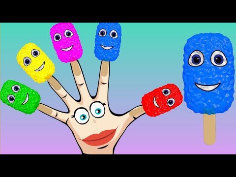 The Finger Family Ice Cream Pop Cake Balloons Nursery Rhymes - Colors ...