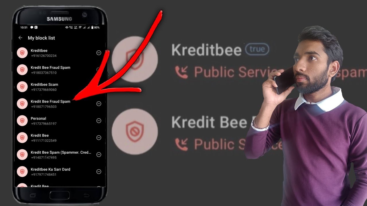 How to Stop KreditBee Spam calls | How to Block Kredit Bee Spam calls in Mobile - YouTube
