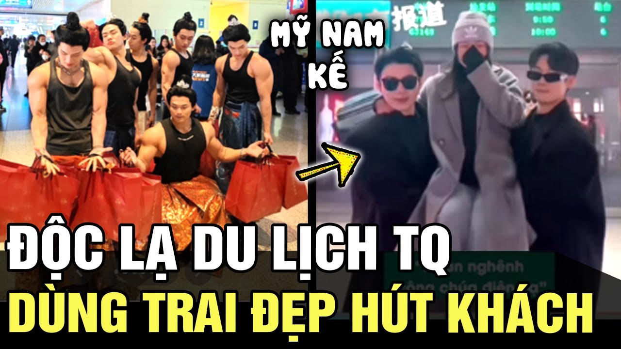 Vừa bước chân xuống SÂN BAY, nữ du khách đã được dàn TRAI ĐẸP chào đón ...