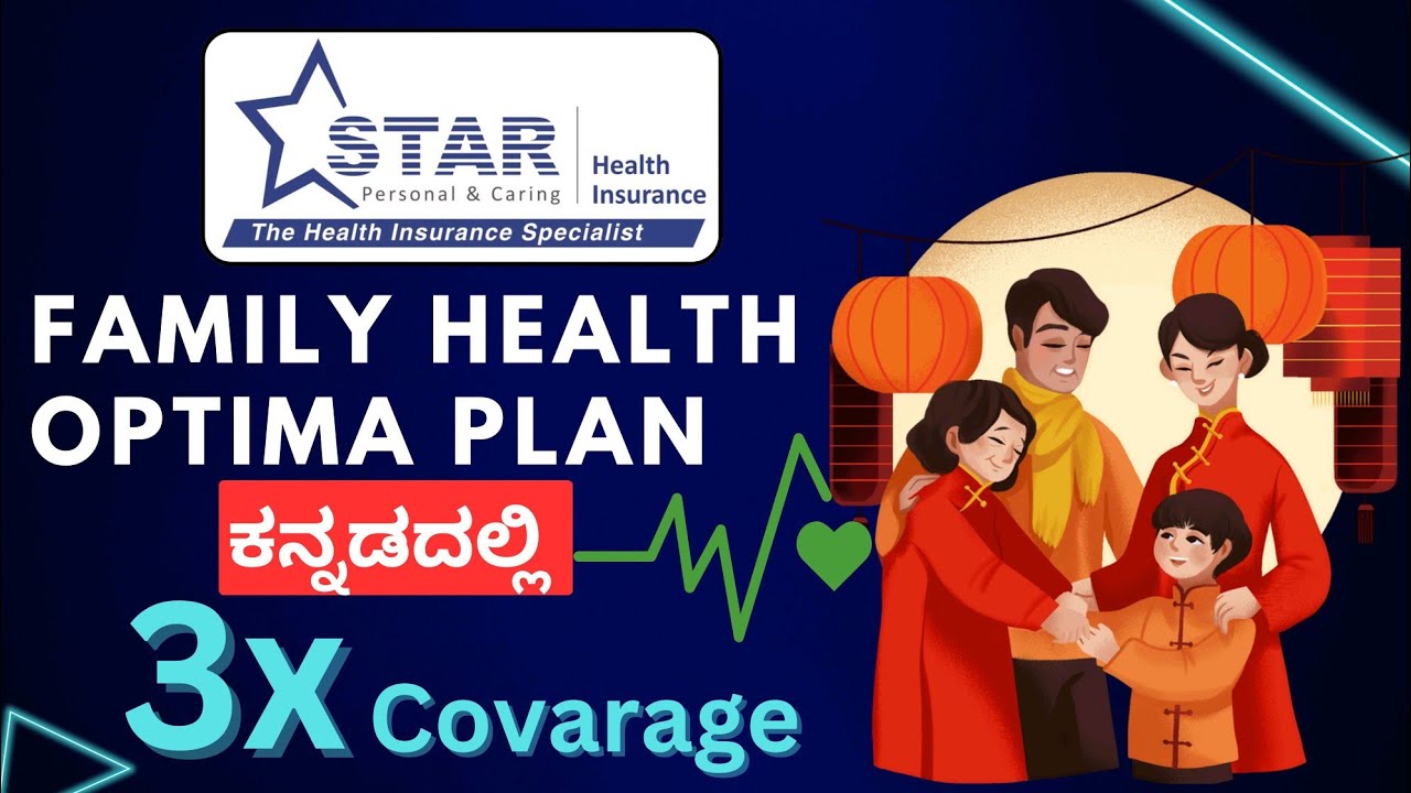 STAR ⭐ HEALTH INSURANCE | FAMILY HEALTH OPTIMA PLAN | 3X COVARAGE ...
