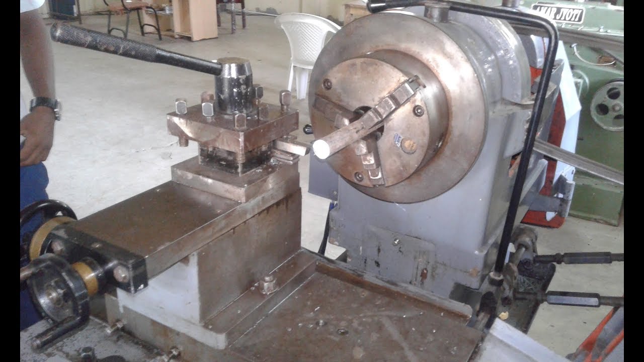 Engine lathe working principle - YouTube