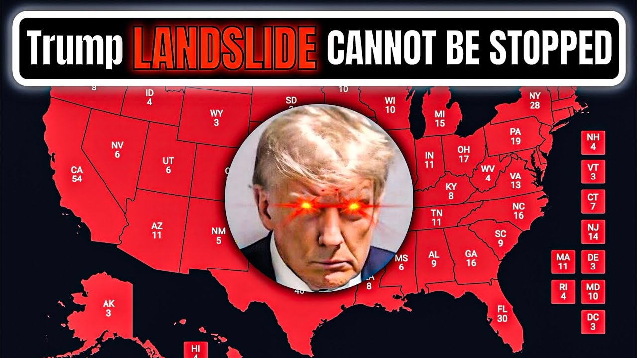 Trump Grows EVEN STRONGER In Latest 2024 Map Projection | Election Map ...