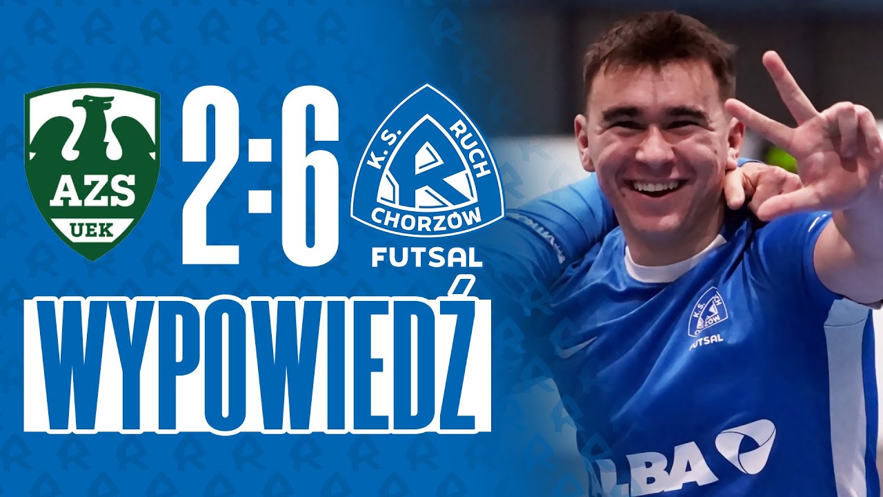 Aleksander Hartstein po meczu AZS UEK Kraków 2-6 Ruch Chorzów Futsal ...