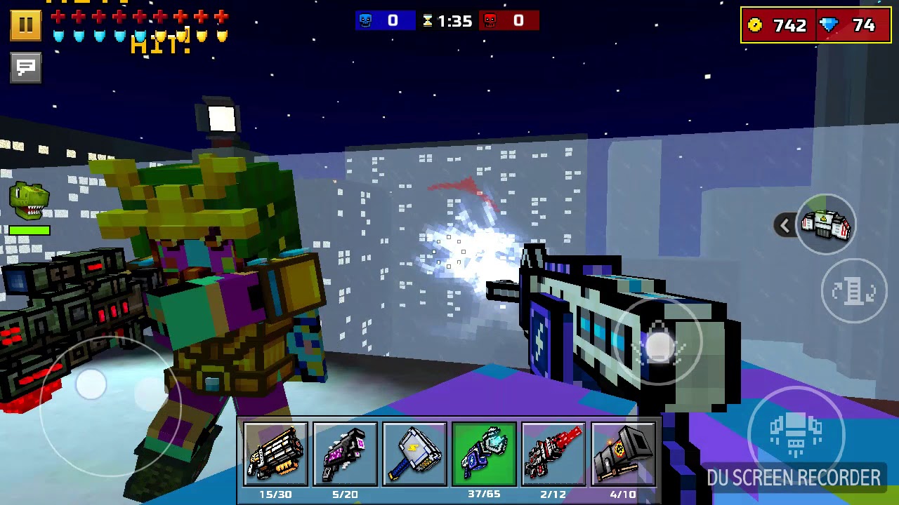 First pixel gun video (anti champion rifle review) - YouTube