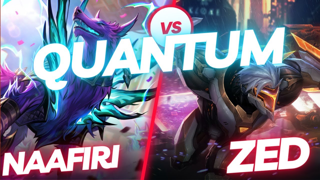 QUANTUM | NAAFIRI VS ZED | MID GAMEPLAY | Patch 14.3 / Season 14 | # ...