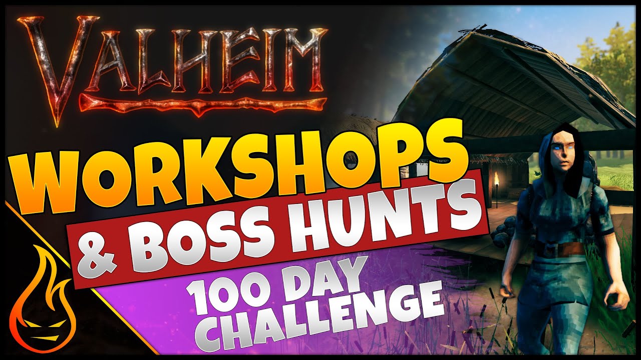 Finishing The Workshop And Finding The Elder Location Valheim 100 Day ...