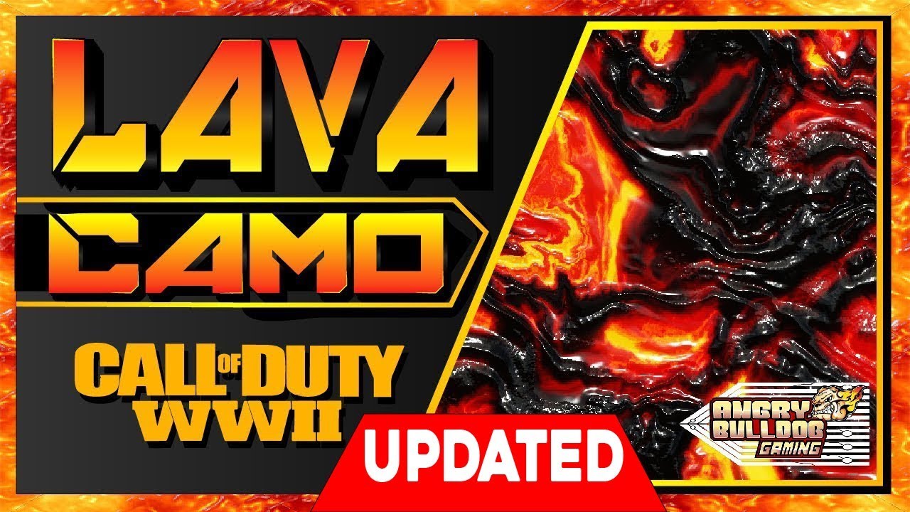 COD-WWll LAVA CAMO TUTORIAL ** UPDATED ** │ PAINTJOBS │1080P - YouTube