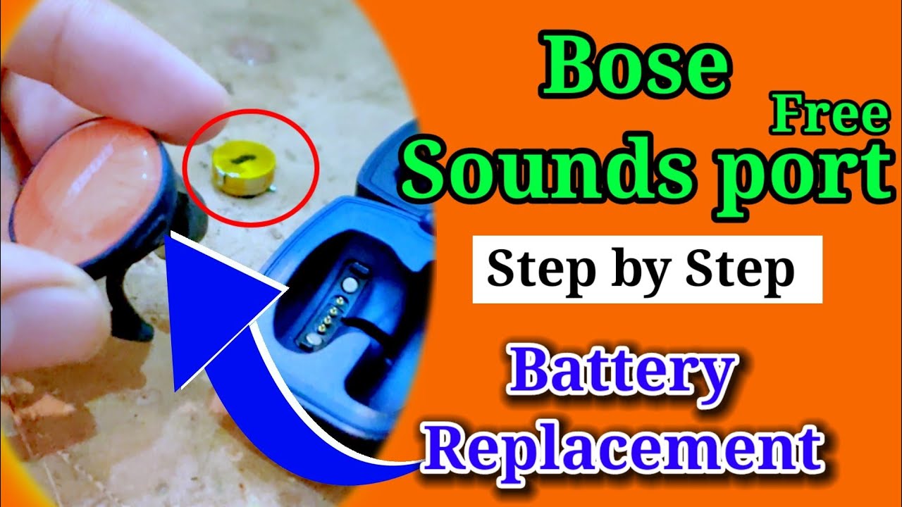 Bose soundsport free battery replacement, just 3 minutes - YouTube