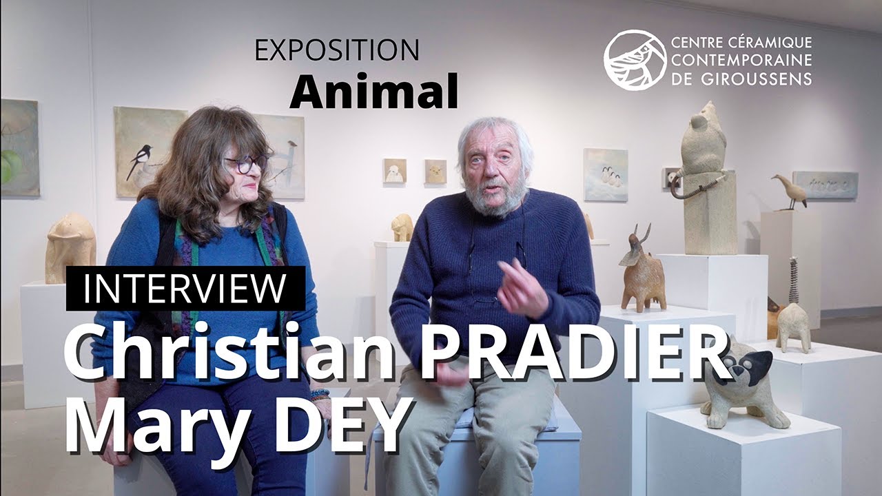 Interview de Christian Pradier & Mary Dey - Exposition "Animal" - YouTube
