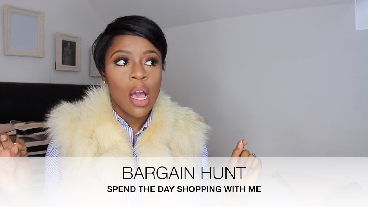 BARGAIN HUNT - SPEND THE DAY SHOPPING WITH ME - YouTube