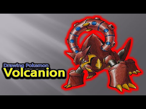 볼케니온 그리기 / Drawing Volcanion / 볼케니온:기계왕국의 비밀 - YouTube