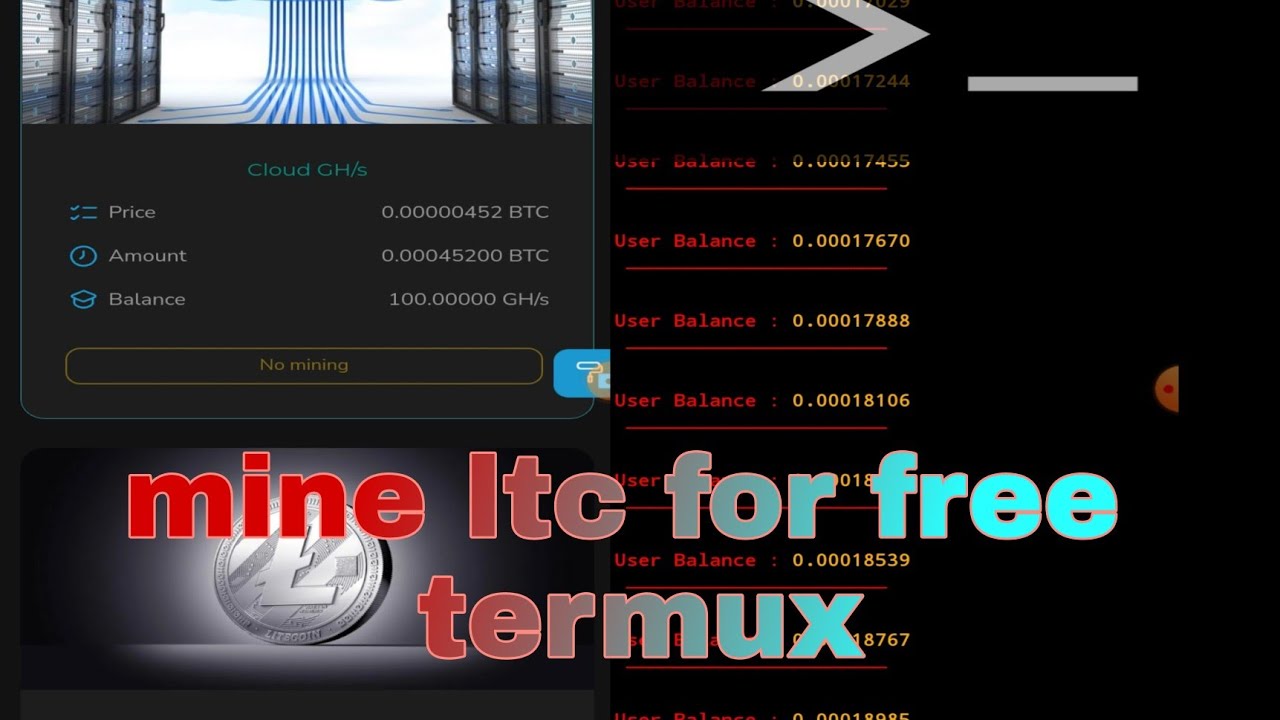 Earn LITCOIN for free using termux| cloud mining | 24hrs |hack 100% ...
