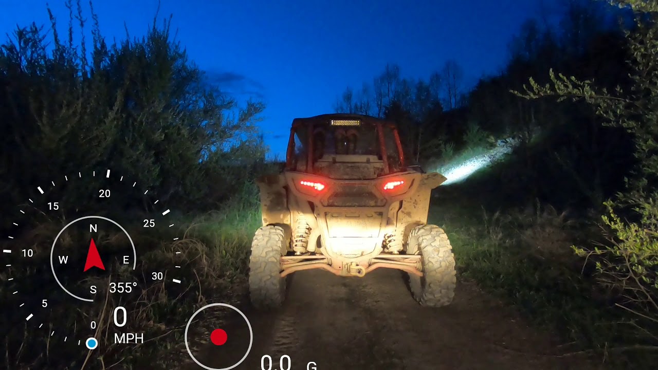 A utv takeover night ride in grundy - YouTube
