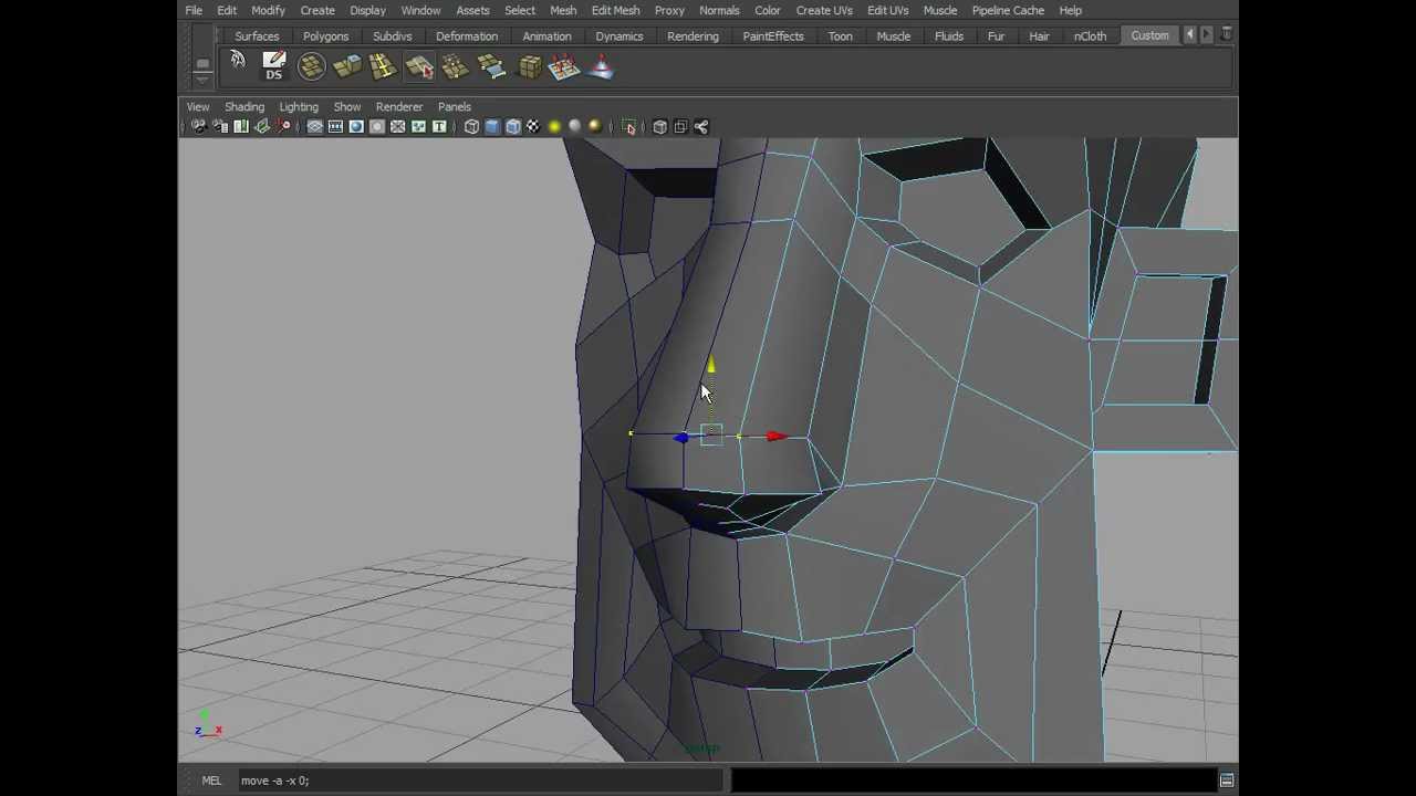 modeling Basic Head (part 2) - YouTube