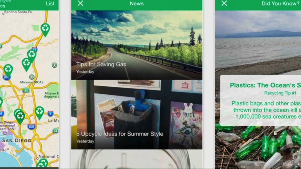 Three apps to make recycling easier - YouTube