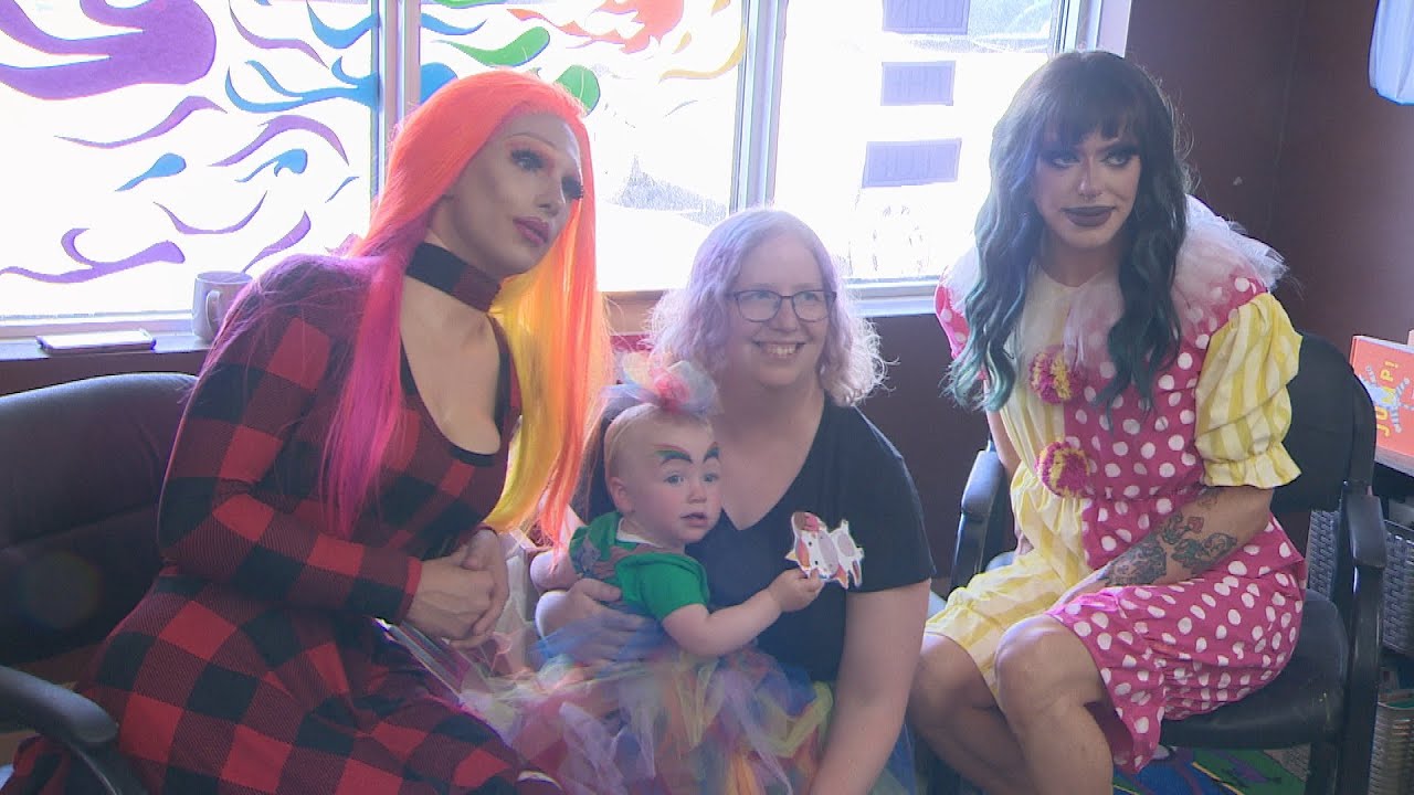 St. John's libraries host drag story time - YouTube
