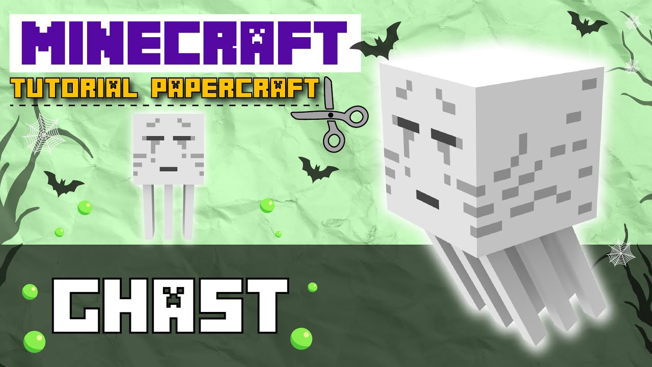 Cómo hacer el Ghast de Minecraft en Papercraft - YouTube