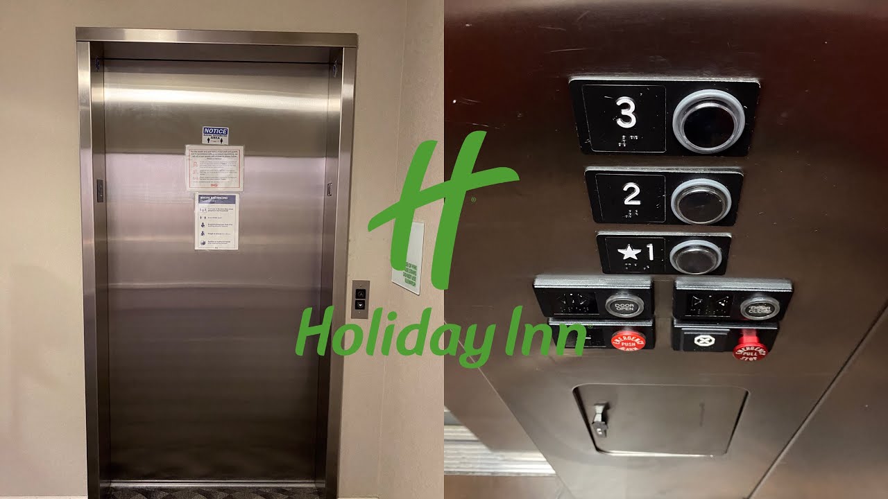 US Hydraulic elevator @ Holiday Inn - Auburn, CA. - YouTube