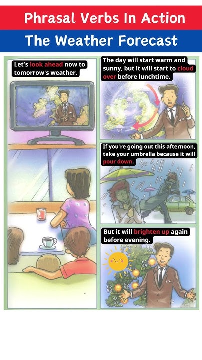 Phrasal Verbs In Action: The Weather Forecast⛅ - YouTube