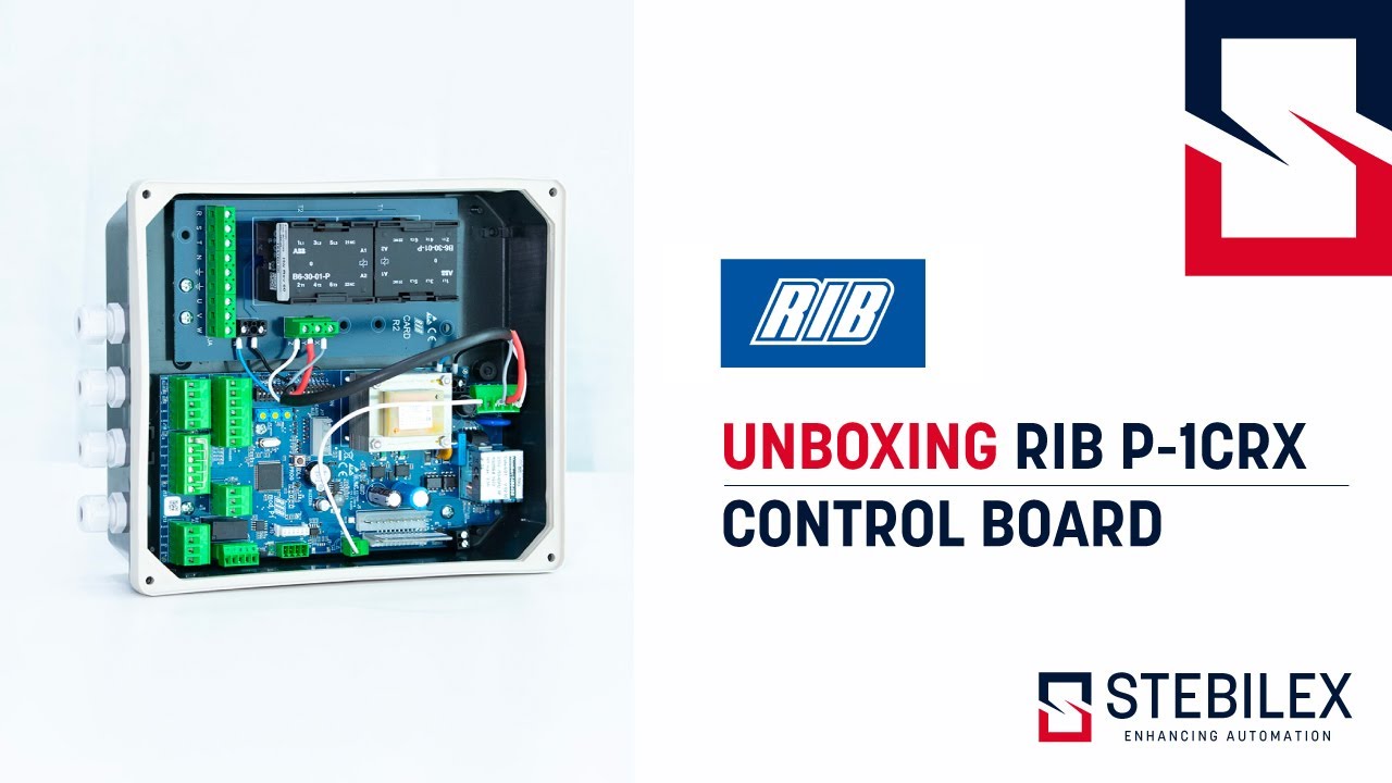 Unboxing RIB P1 CRX Control Board Stebilex insights UAE, Qatar - YouTube