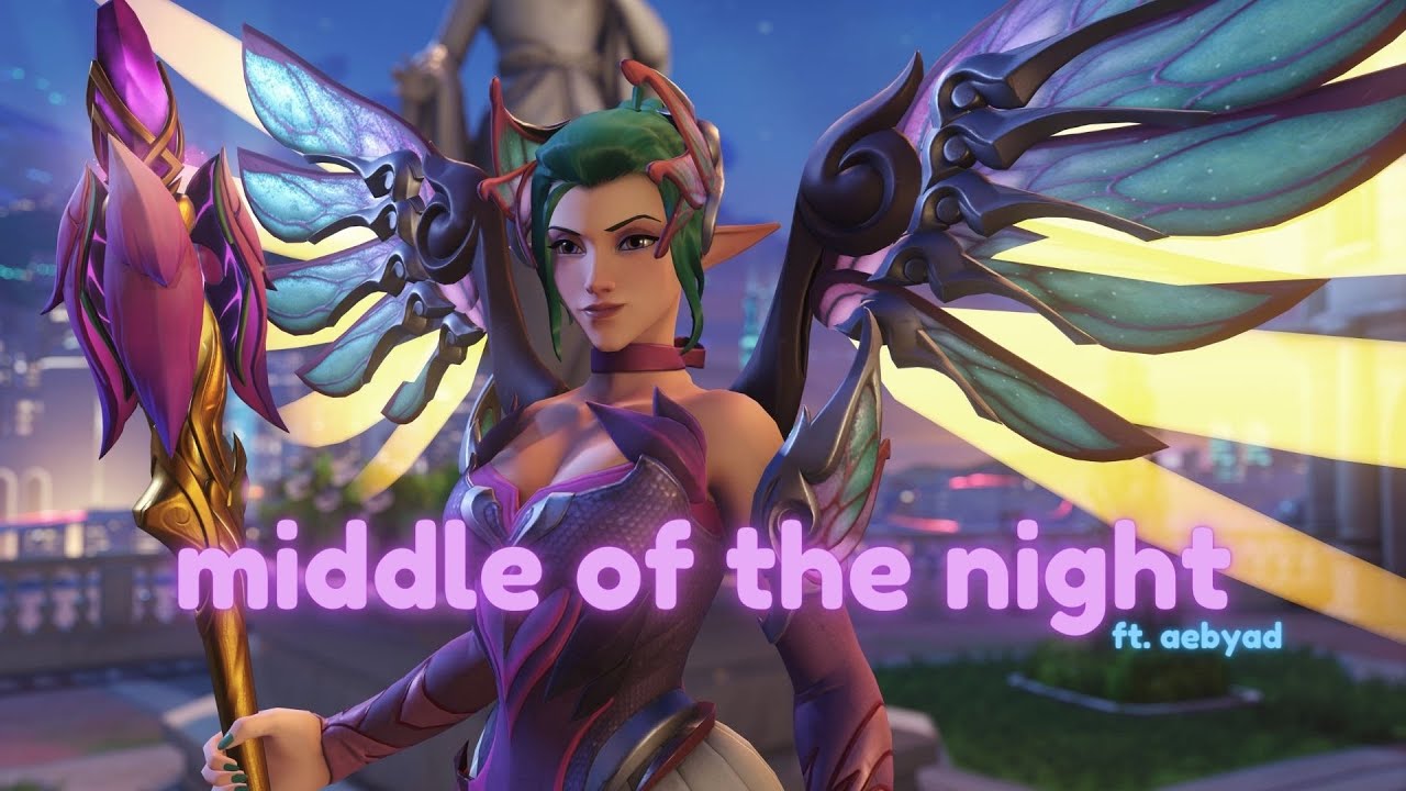 Middle of the Night 🧚🏻‍♀️ | GM / T500 Console Mercy Montage (Overwatch ...