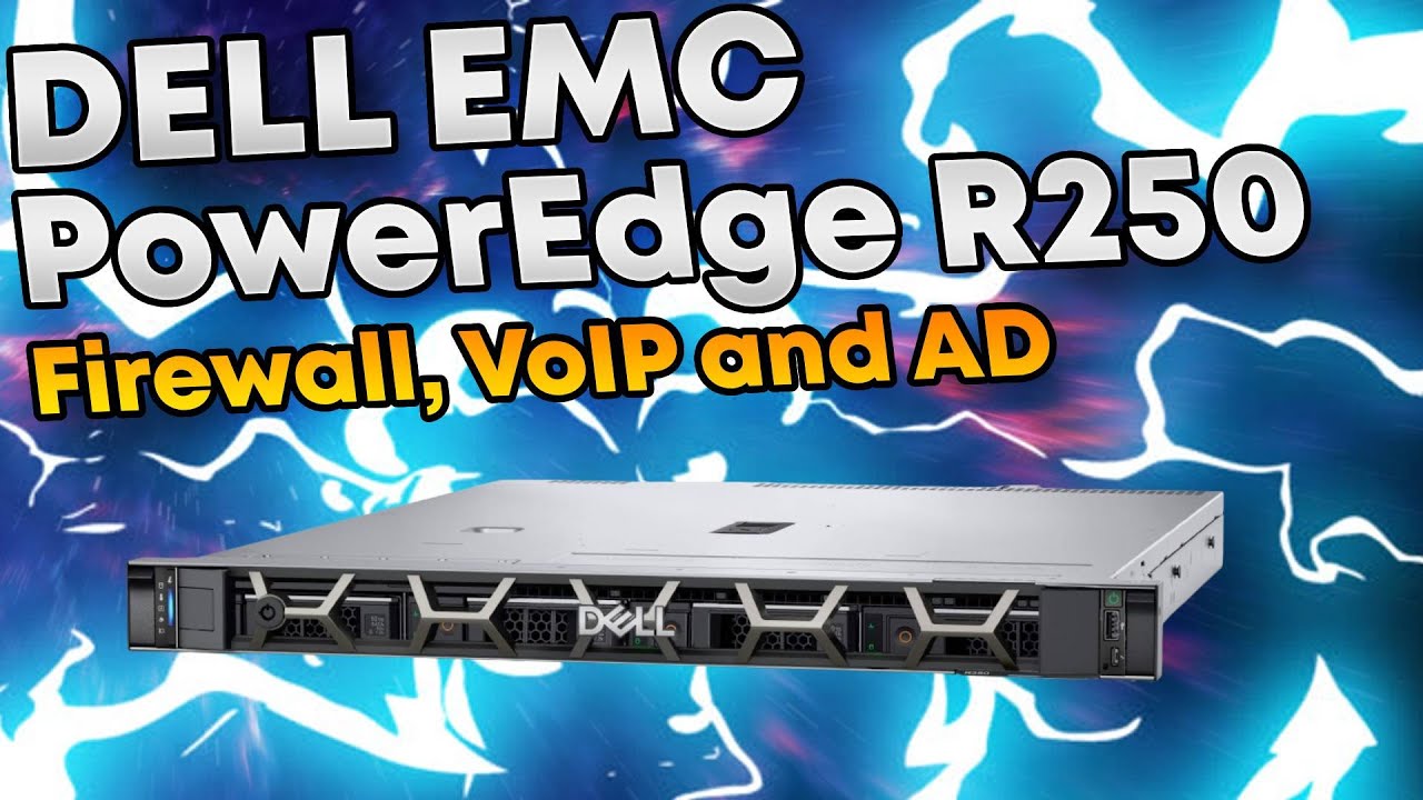 Dell EMC PowerEdge R250 Great for Firewall, VOIP and active directory ...