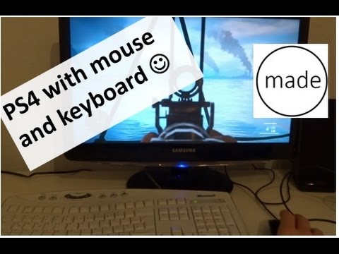 PS4 with mouse and keyboard + Connect GIMX DIY Adapter + - YouTube