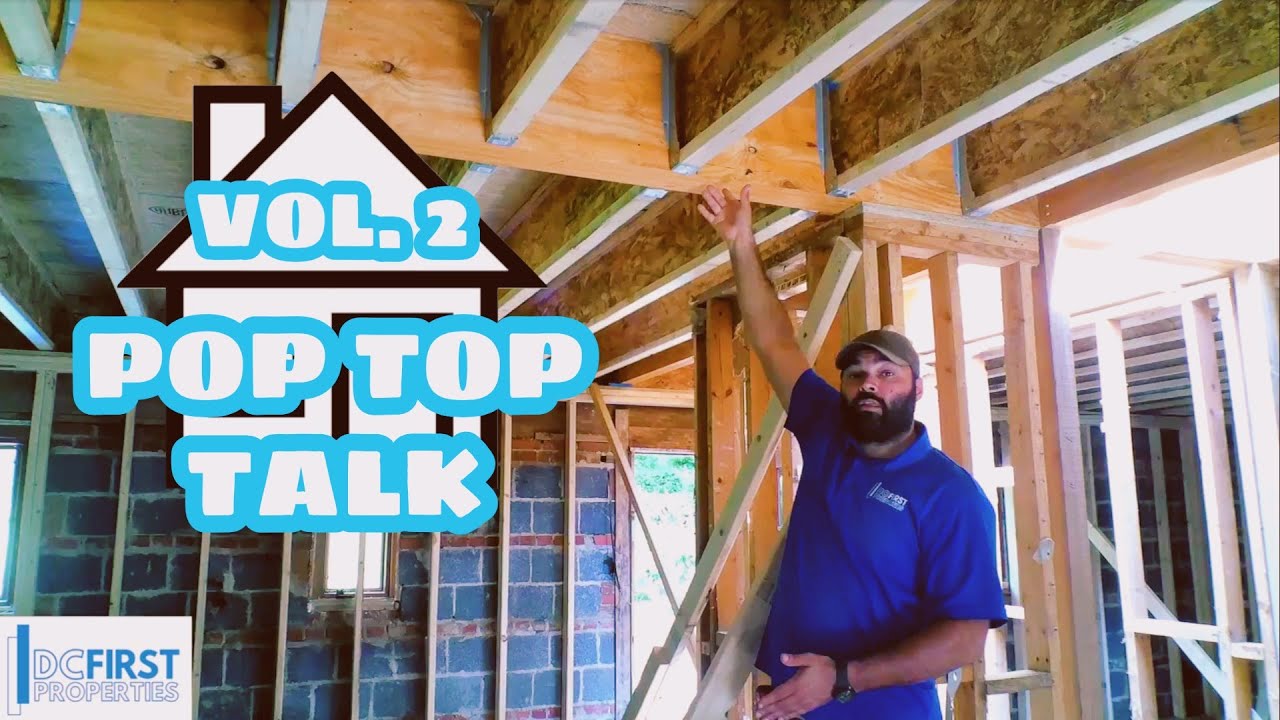 Framing for an additional level on a home - YouTube