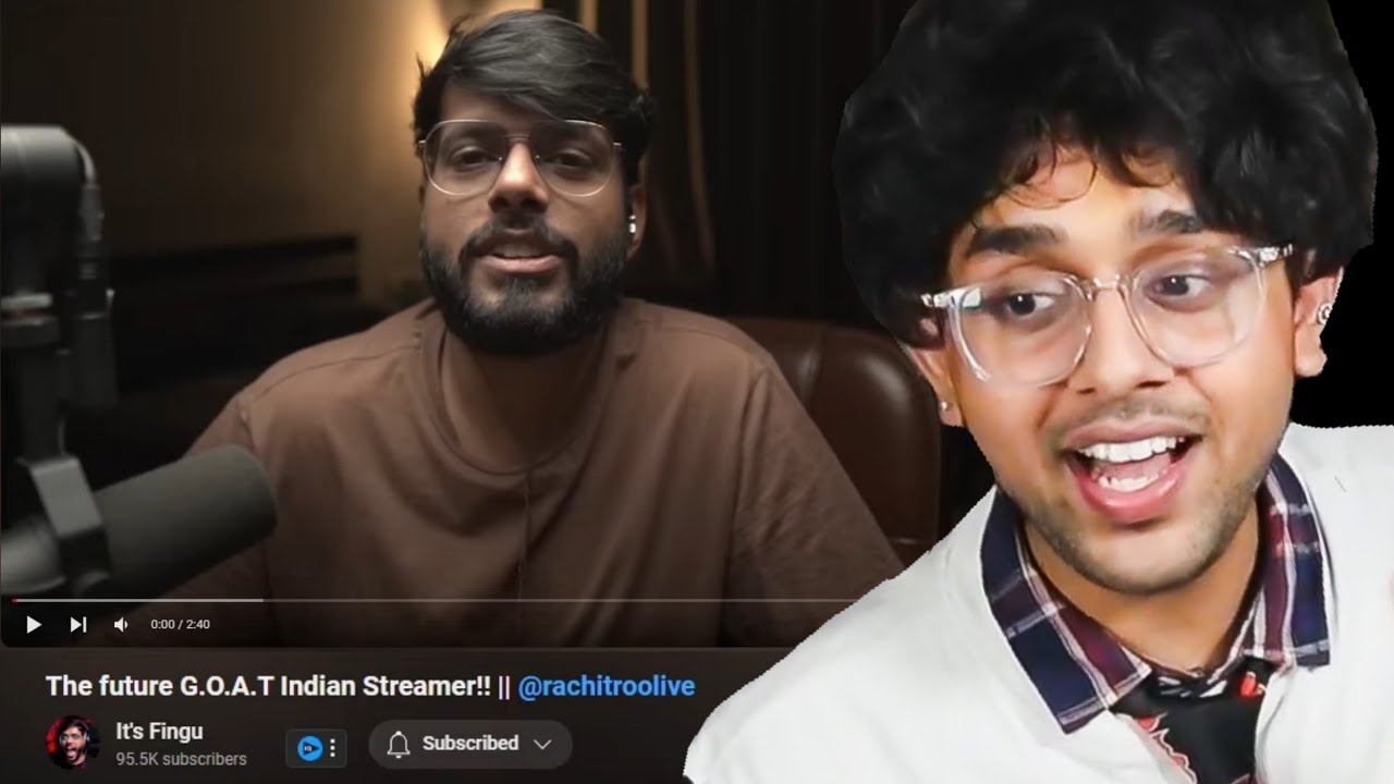 Rachitroo Reacts to Fing appreciates Rachitroo- "The future G.O.A.T ...