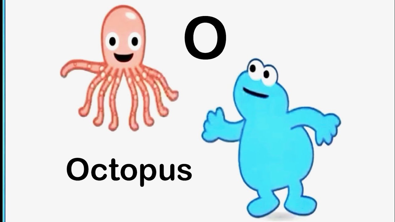 Sesame Street - "Cookie Monster's O Octopus Song!" | Kids phonics songs ...