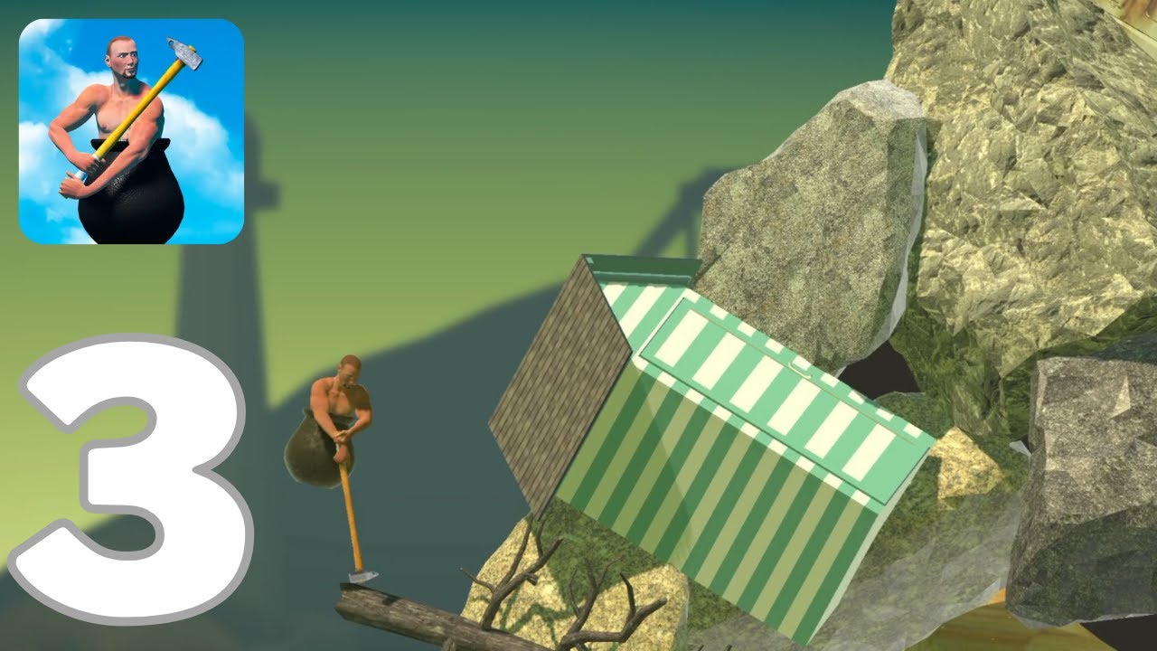 Getting Over It - Impossible Hammer Climb - High Difficulty Game ...