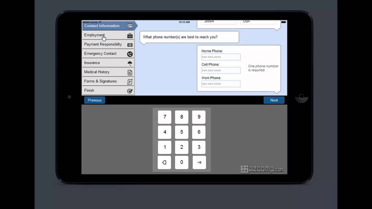 Medisoft Version 20 Mobile App Demo - AZCOMP Technologies - YouTube