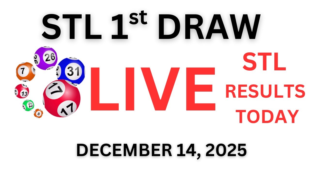 STL 1st DRAW RESULTS 10:30 AM LIVE DRAW December 14, 2025 - YouTube