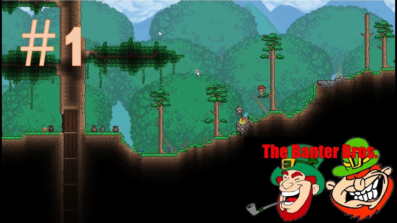 Banter Bros - Terraria #1 - First Experience - YouTube