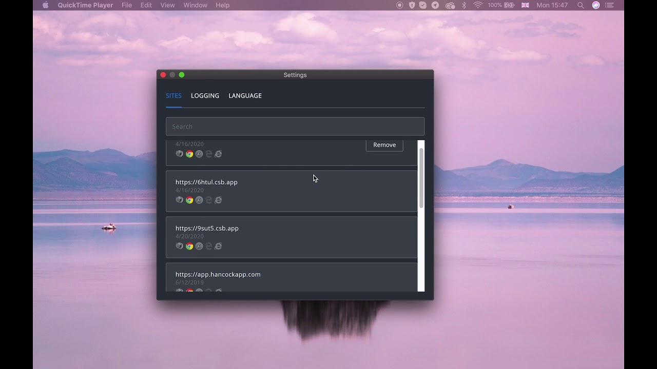 Fortify App macOS manage trusted sites - YouTube